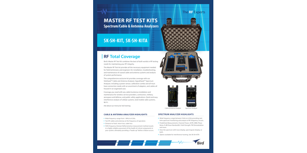 RF Cable & Antenna Analyzers | Bird – The RF Experts