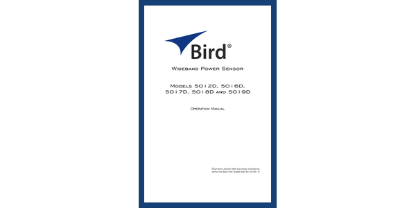 5000 Series Wideband RF Power Sensors | Bird – The RF Experts