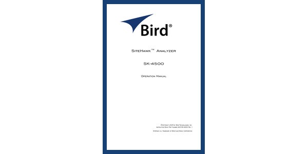 SiteHawk - RF Cable & Antenna Analyzers | Bird – The RF Experts