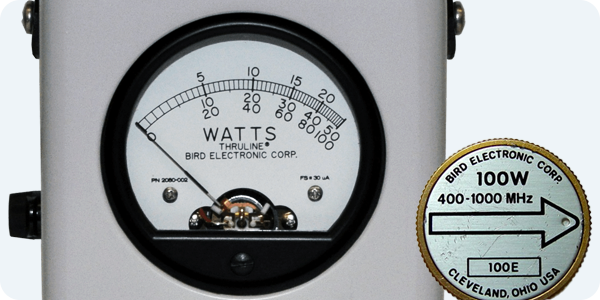 How to Read Forward and Reflected Power on a Bird Model 43 Wattmeter